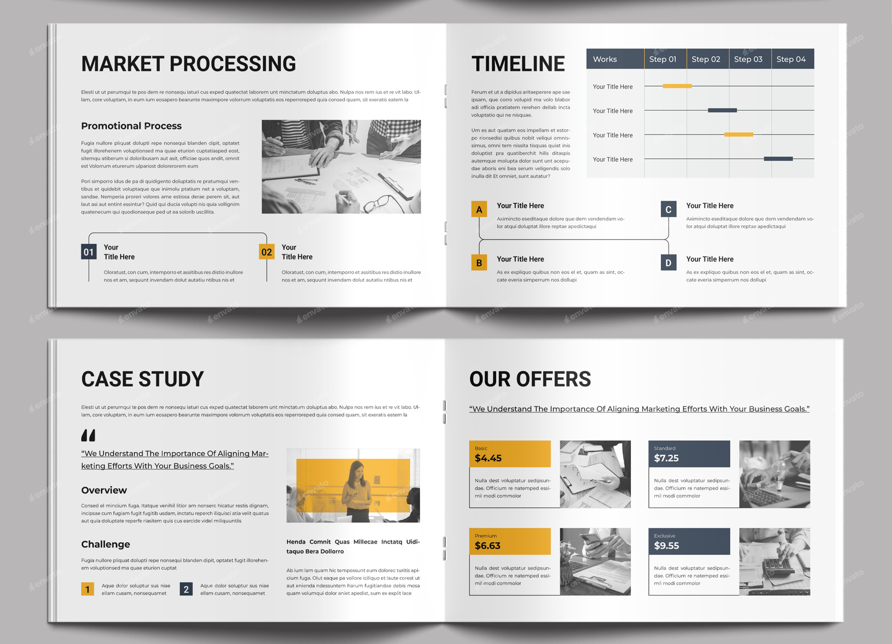Marketing Proposal Layout Design Template, Print Templates | GraphicRiver