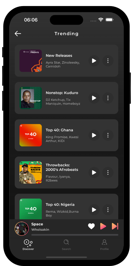Music Streaming - iOS App Swift by hoangmtv | CodeCanyon