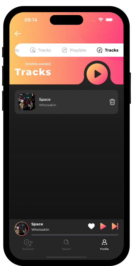 Music Streaming - iOS App Swift by hoangmtv | CodeCanyon