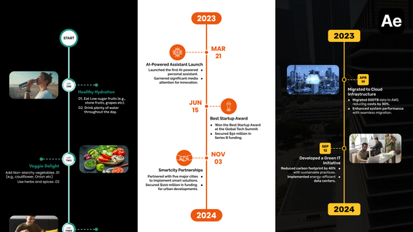 Timeline Infographics Vertical, After Effects Project Files | VideoHive