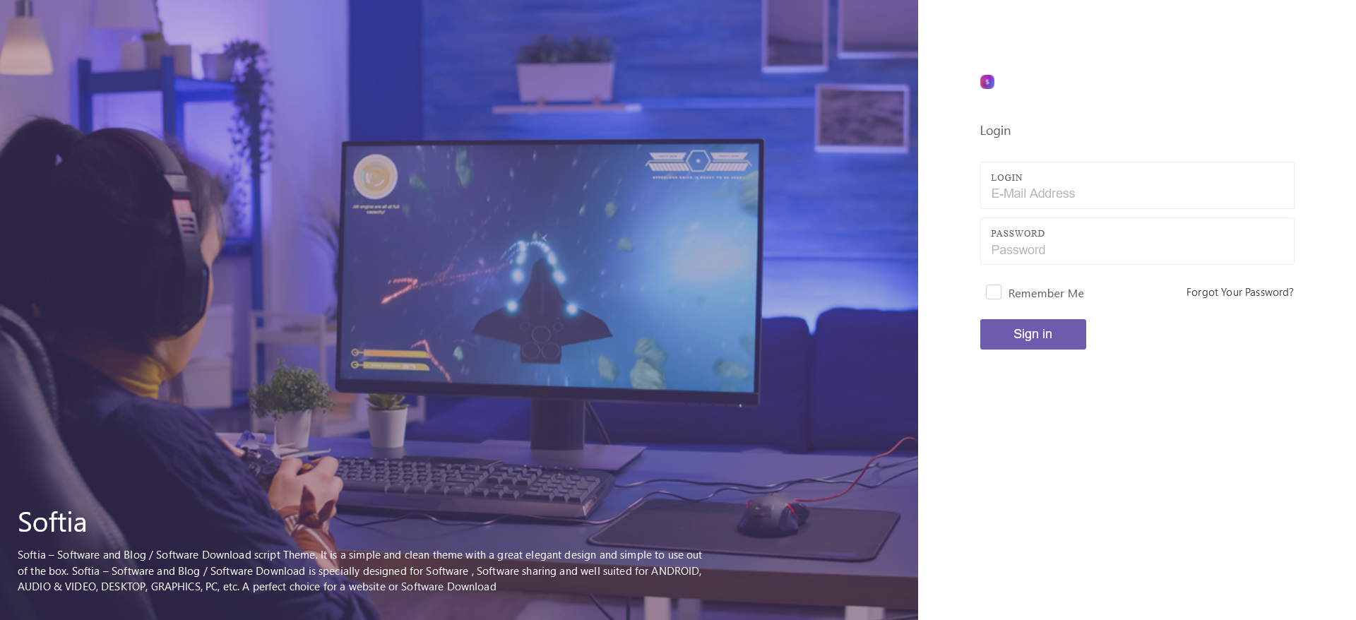 Softia – Software and Blog / Download script Theme by Gorella | CodeCanyon