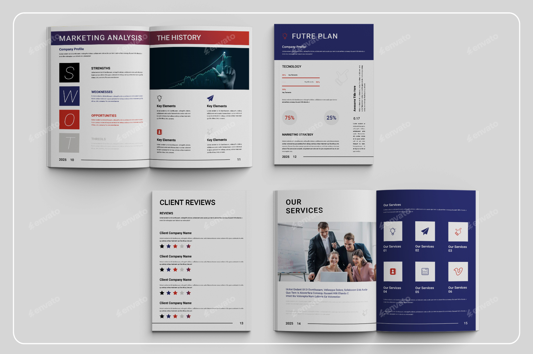 Business Plan Template Layout, Print Templates | GraphicRiver