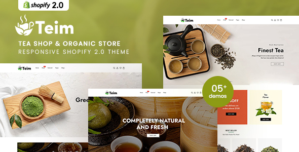 Teim - Tea Shop & Organic Store Shopify 2.0 Theme by Theme-Ocean ...
