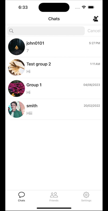 Chat App - iOS by knobapps | CodeCanyon