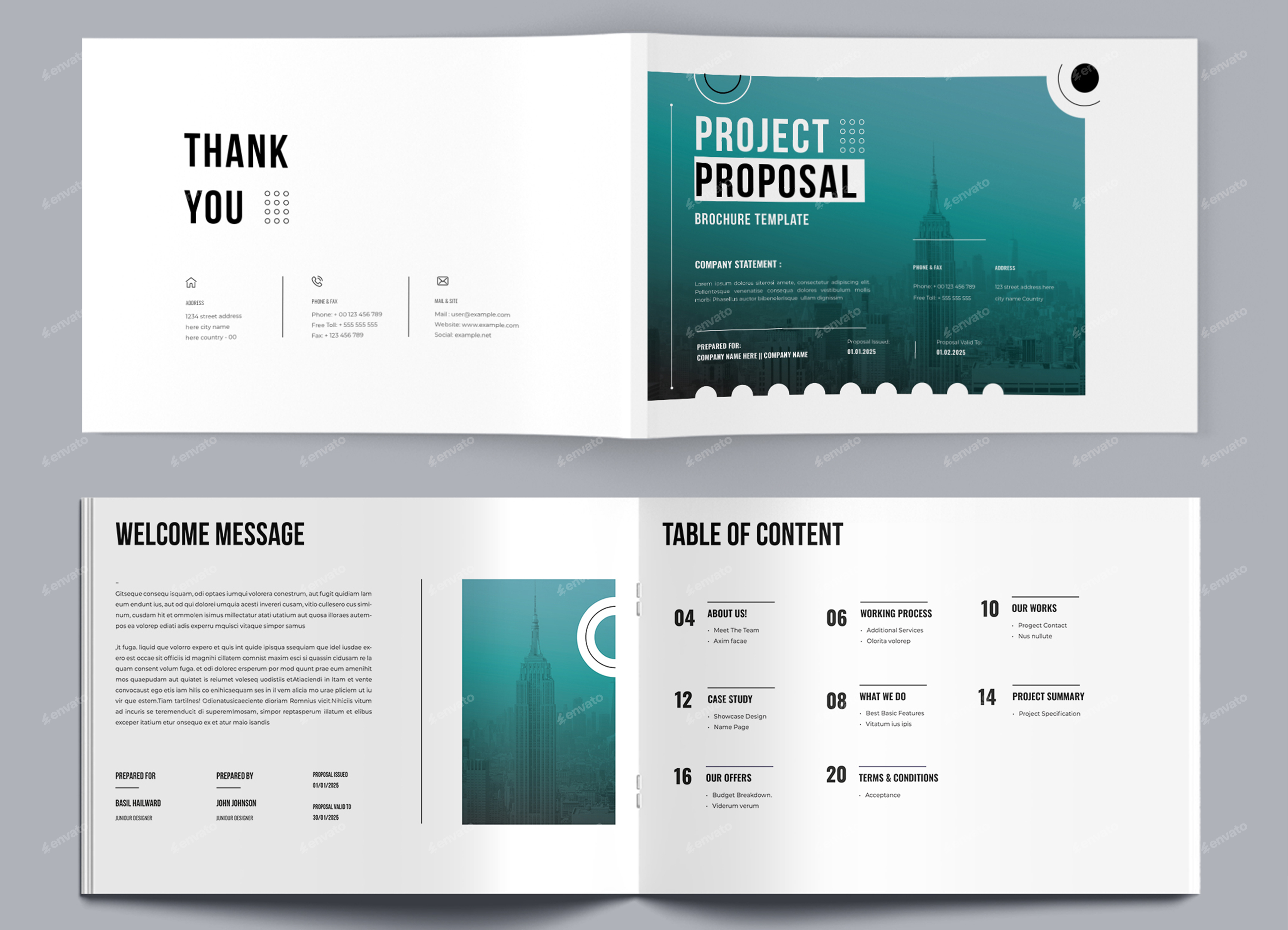 Project Proposal Layout, Print Templates | GraphicRiver