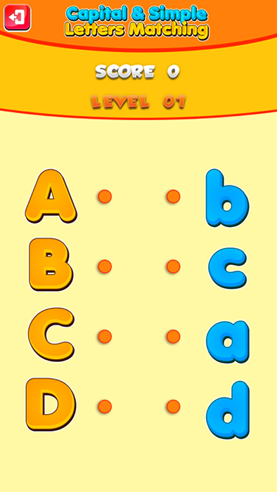 Capital & Simple Letters Matching ( HTML5 ) Kids Learning Game by CGFX ...