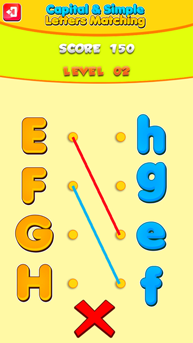 Capital & Simple Letters Matching ( HTML5 ) Kids Learning Game by CGFX ...