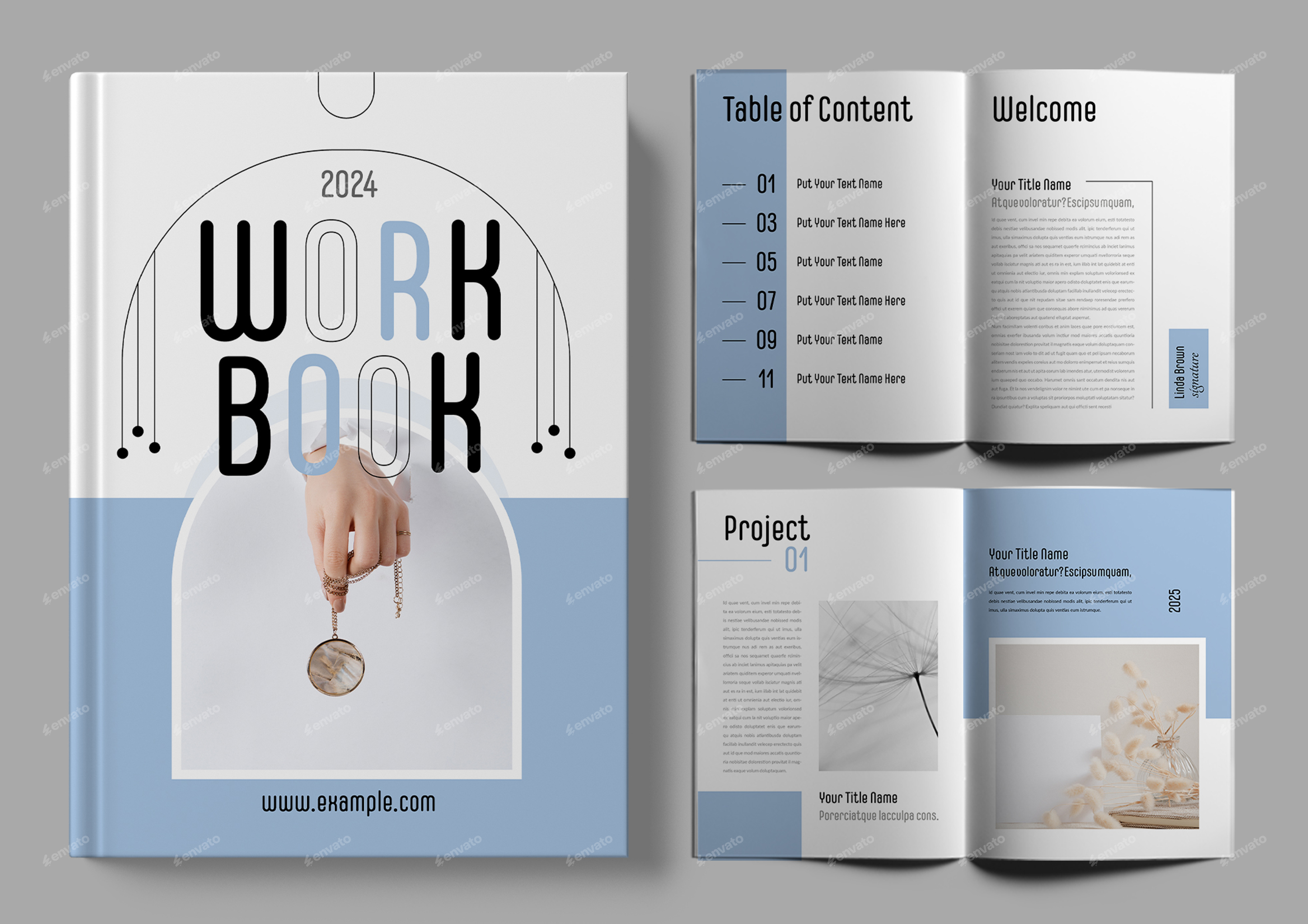 Work Book Layout Design, Print Templates | GraphicRiver