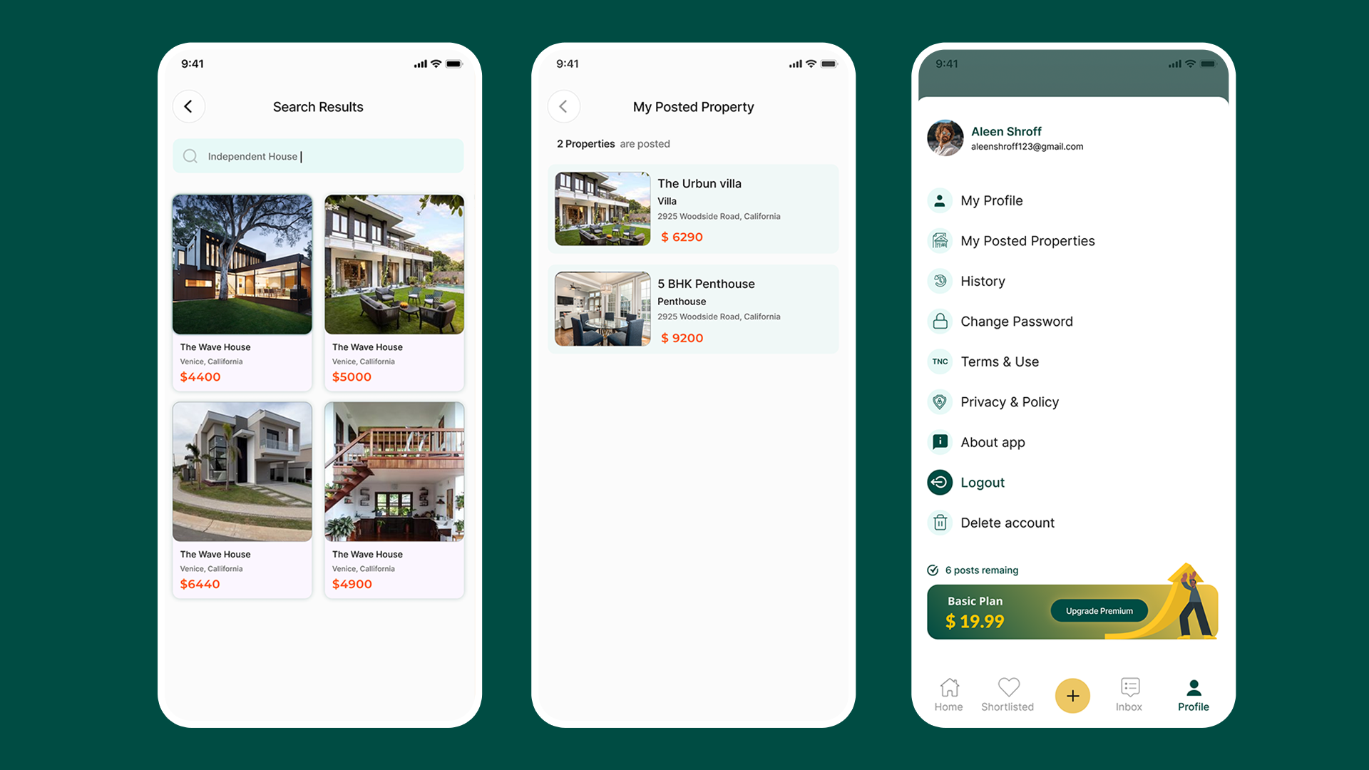 DTBroker: Real Estate Property Buy-Rent-Sell Flutter Android-iOS-Web ...