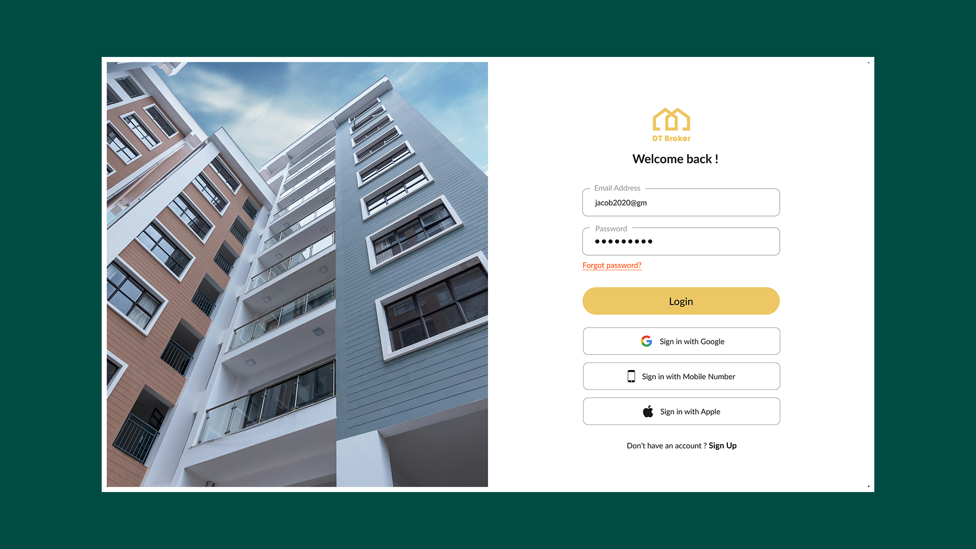 DTBroker: Real Estate Property Buy-Rent-Sell Flutter Android-iOS-Web ...