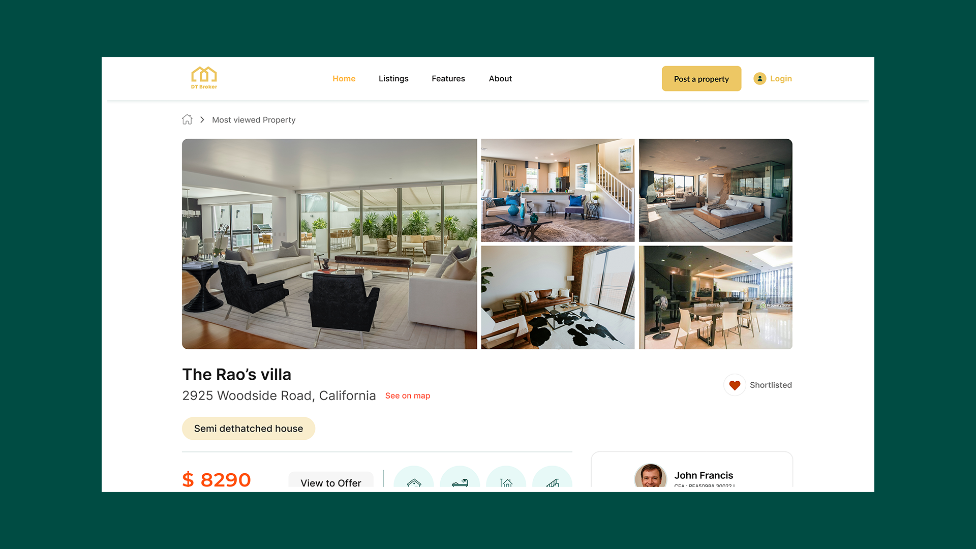 DTBroker: Real Estate Property Buy-Rent-Sell Flutter Android-iOS-Web ...