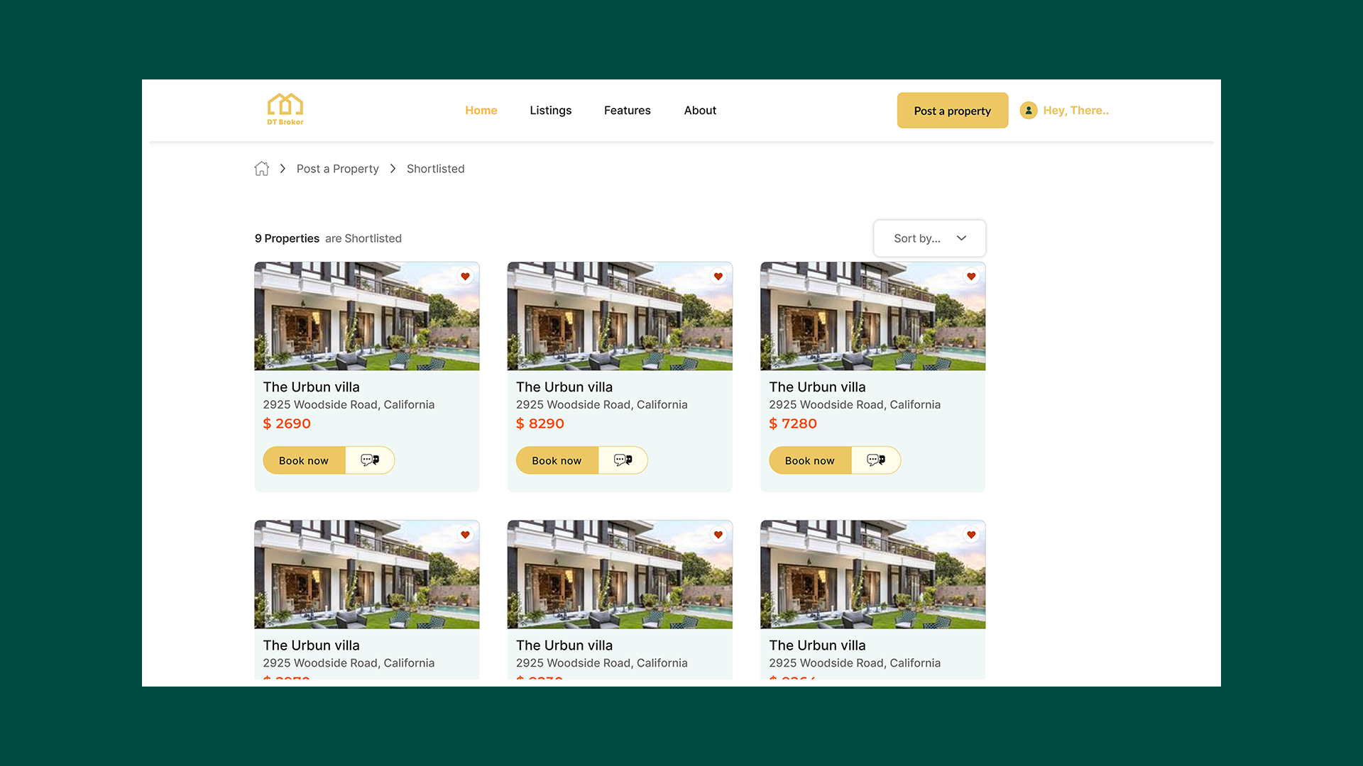 DTBroker: Real Estate Property Buy-Rent-Sell Flutter Android-iOS-Web ...