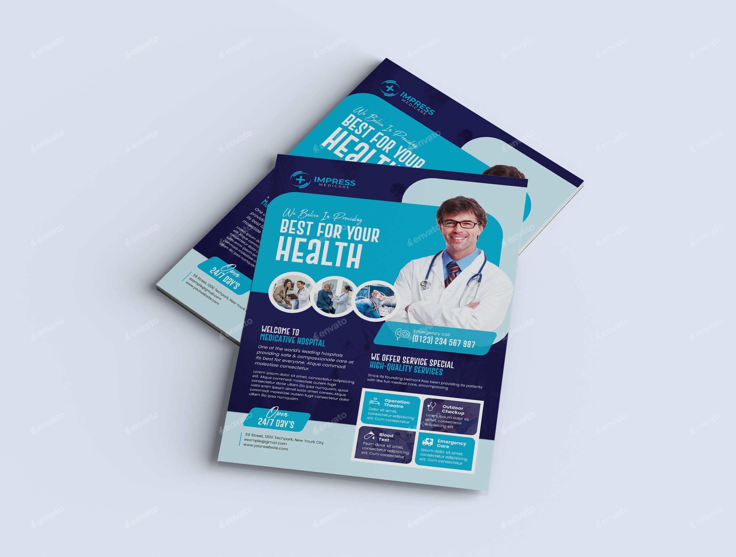 Medical Flyer, Print Templates | GraphicRiver
