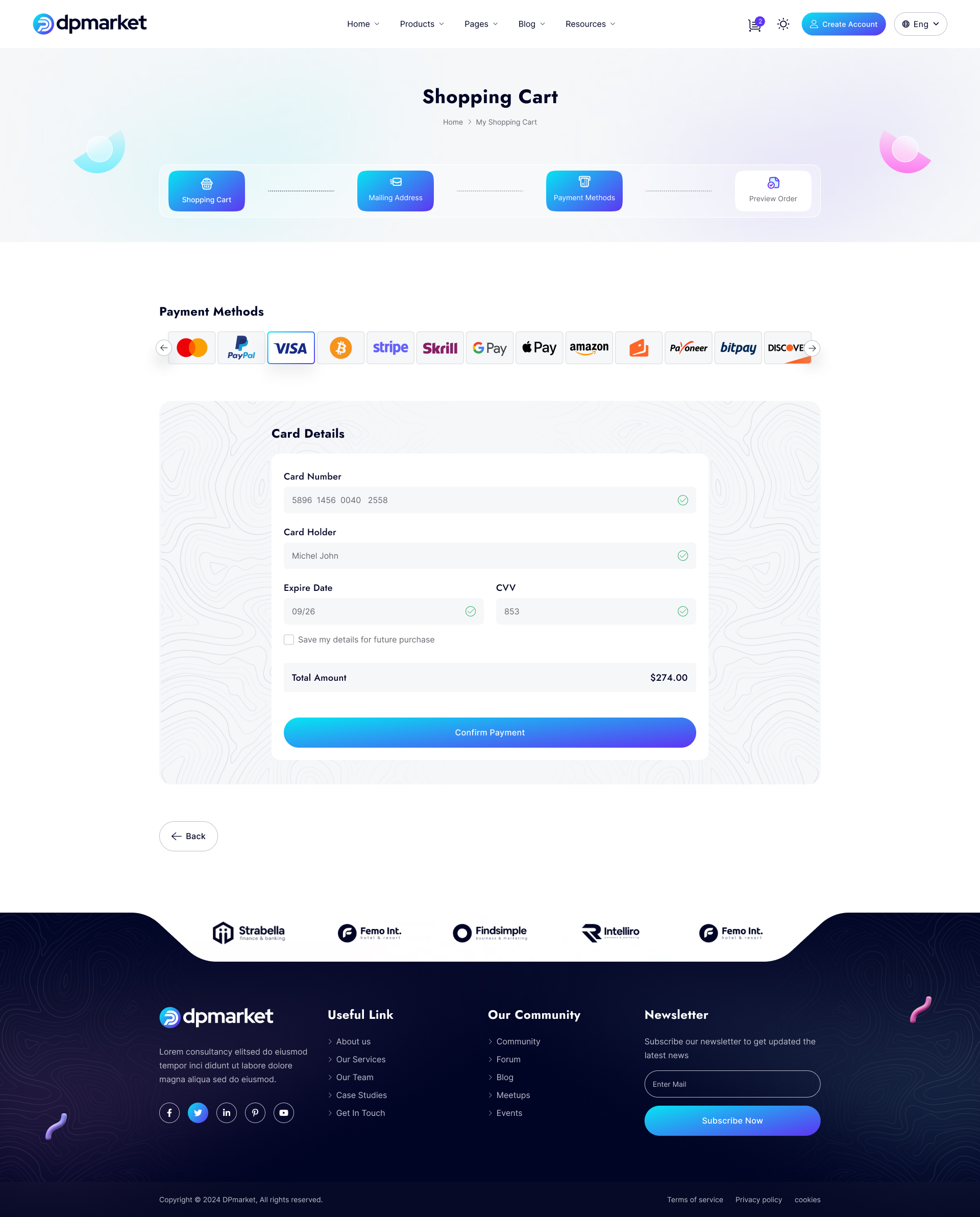 DpMarket – Digital Products Marketplace Html5 Template With Dashboard ...
