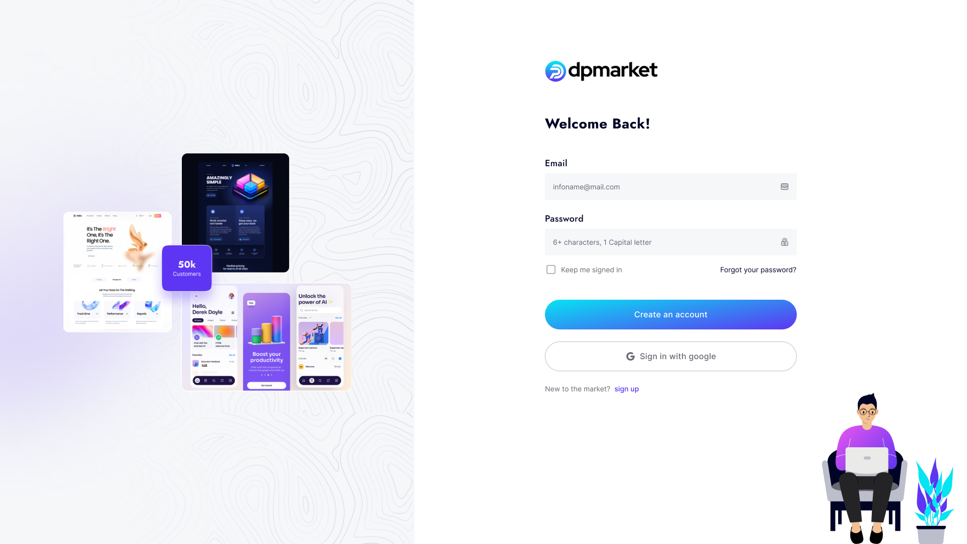 DpMarket – Digital Products Marketplace Html5 Template With Dashboard ...