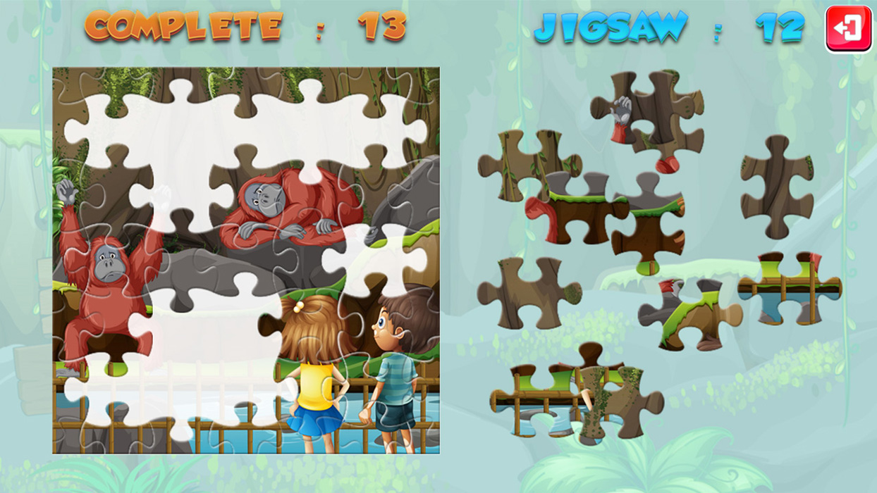 Zoo Jigsaw Puzzle Game ( HTML5 ) 24 Puzzles by Pro_Gaming | CodeCanyon