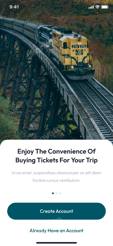 Pegitrain | Figma Template - Train Booking Ticket UI KIts App, Web Elements