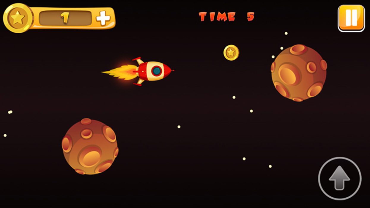 Flappy Rocket v2 ( HTML5 ) Space Game by Pro_Gaming | CodeCanyon