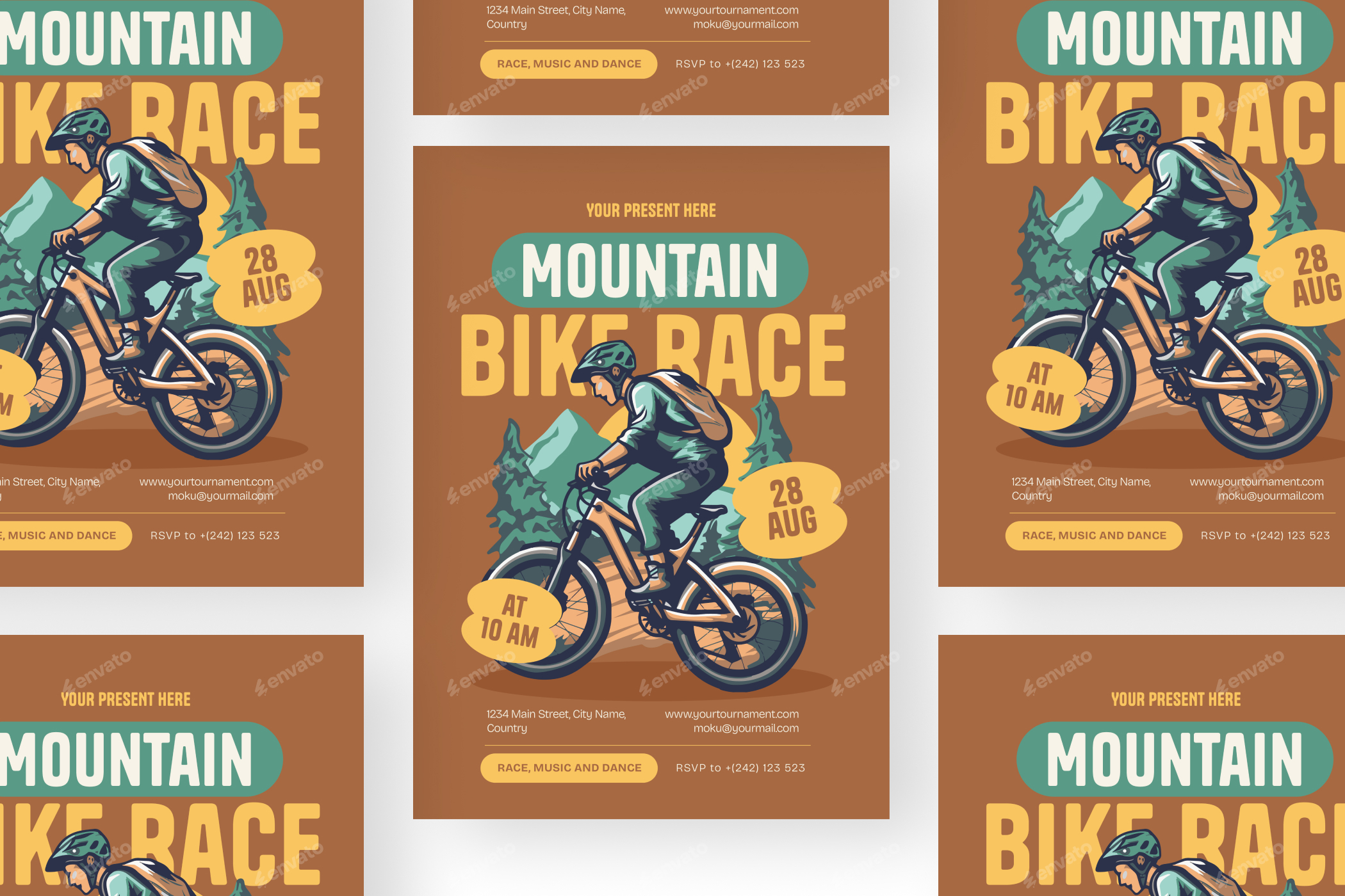 Bike Race - Flyer Set, Print Templates | GraphicRiver