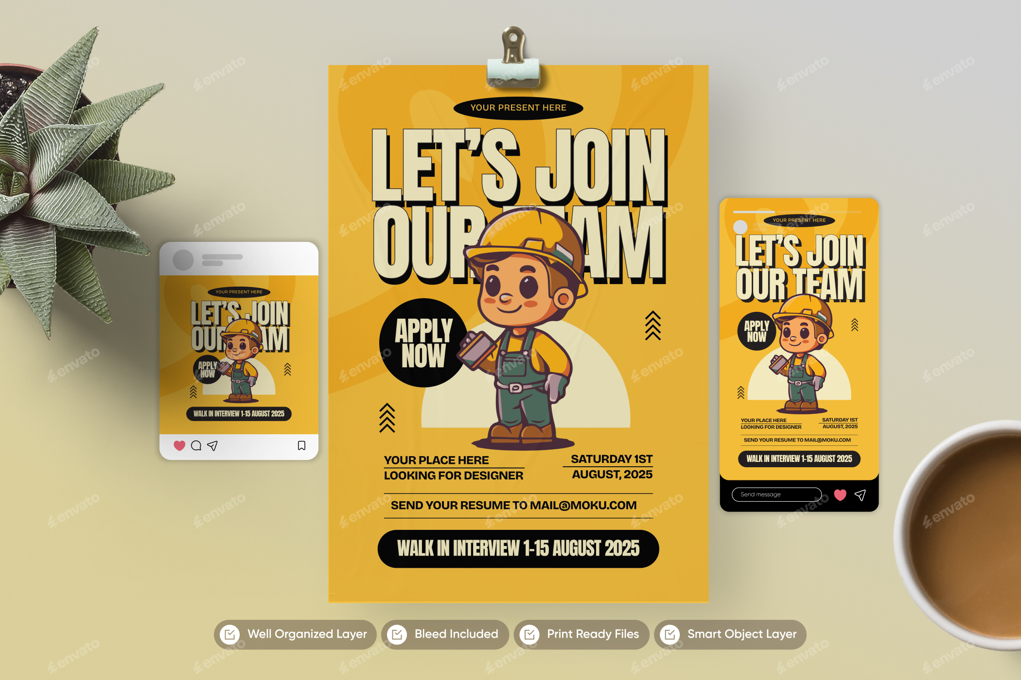 Join Our Team - Flyer Set, Print Templates | GraphicRiver