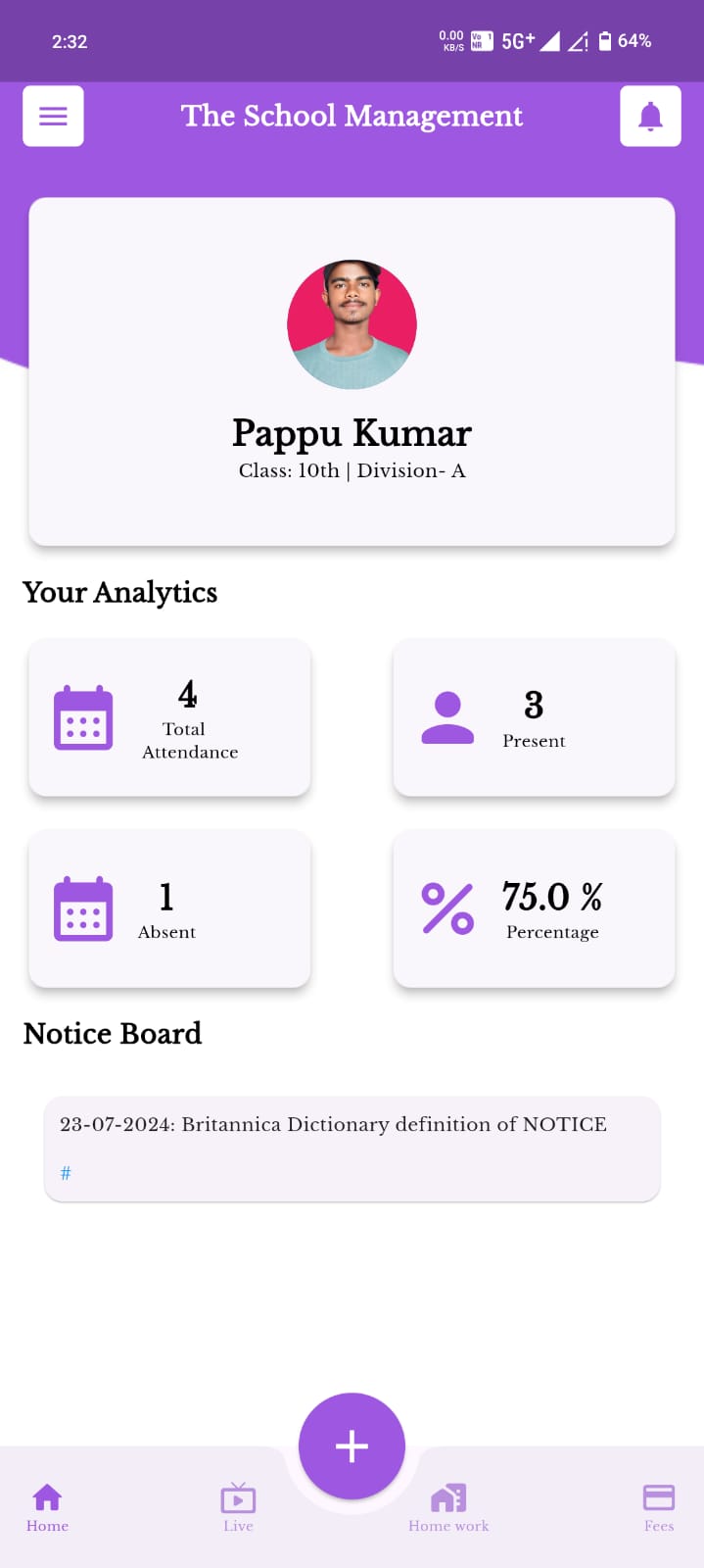 School Management Mobile App for Android by weblizar | CodeCanyon