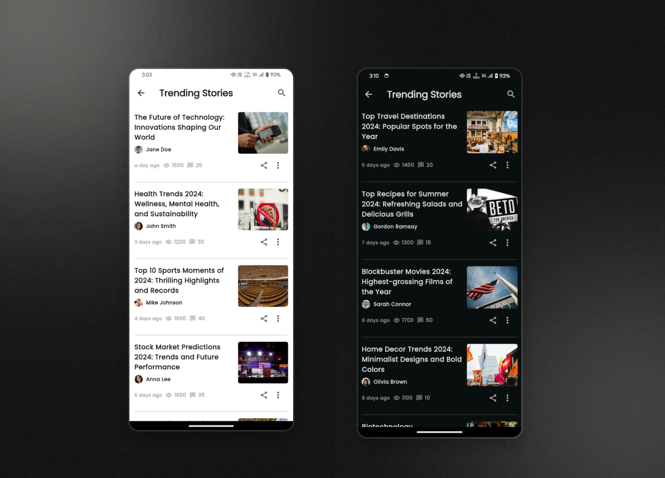 Flutter News App UI Kit – Create Custom News Apps Easily by TrueulyMarket