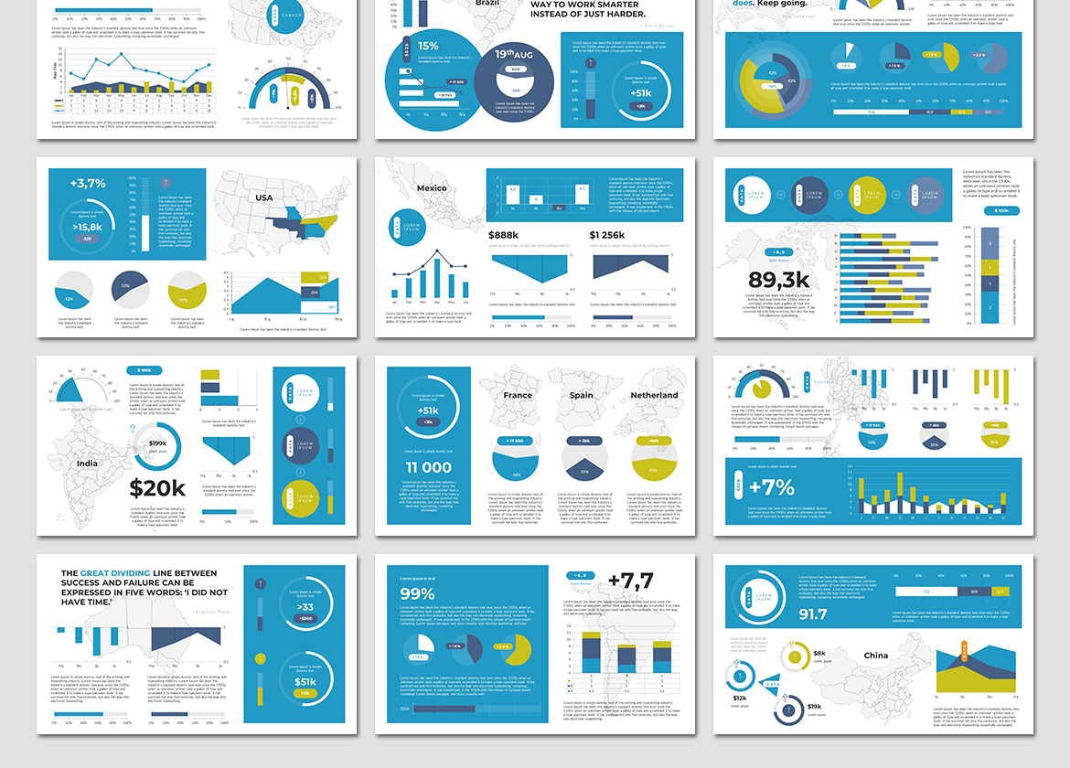 Globe Data Dashboards PowerPoint Presentation Template, Presentation ...