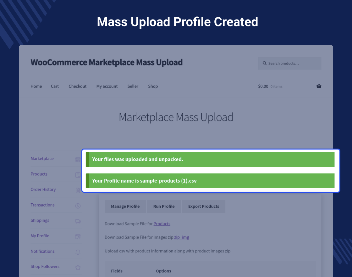 Wordpress Woocommerce Marketplace Mass Upload Plugin By Webkul Codecanyon