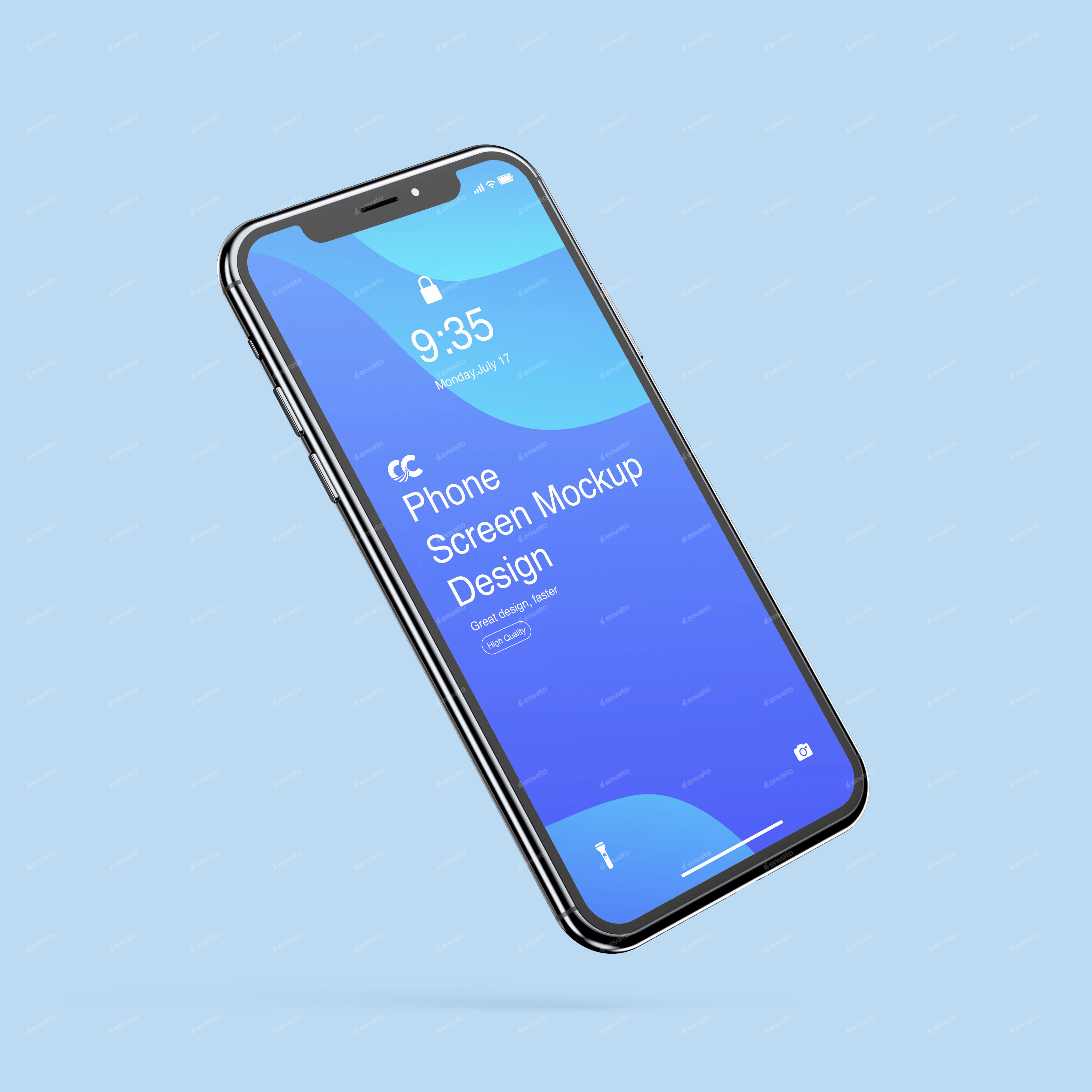 iPhone X Mockup Floating, Graphics | GraphicRiver