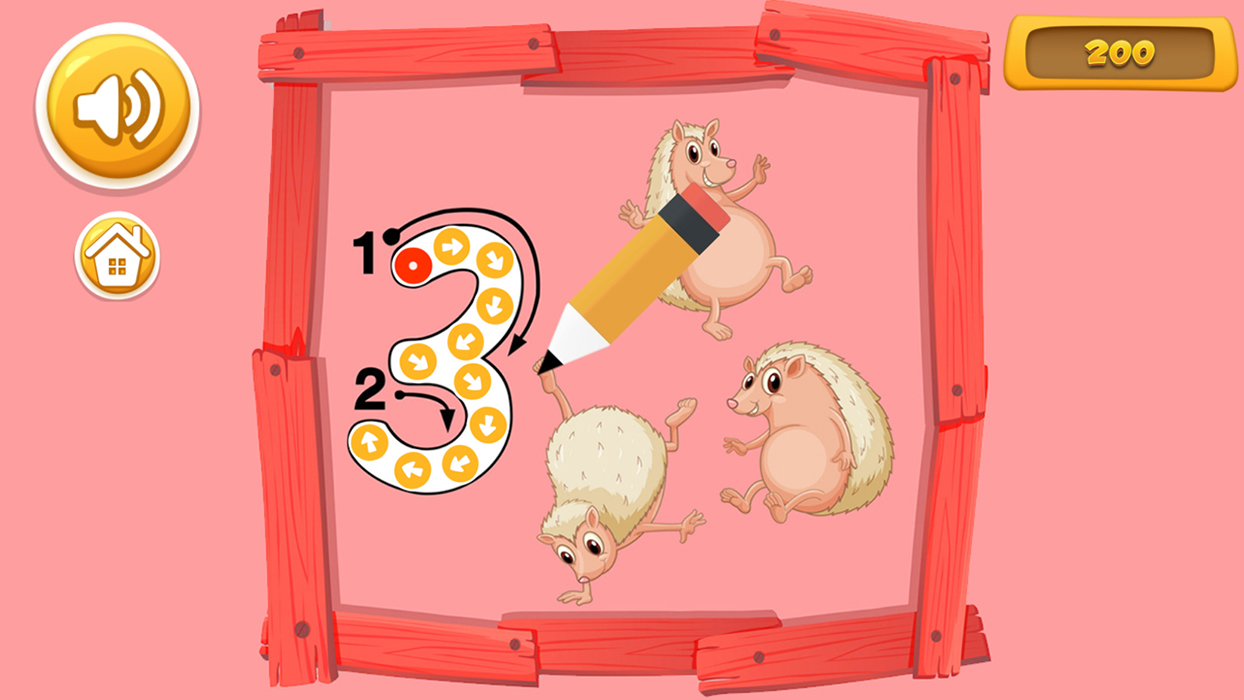 Number Writing v2 ( HTML5 ) Kids Educational Game by CGFX-Studio ...