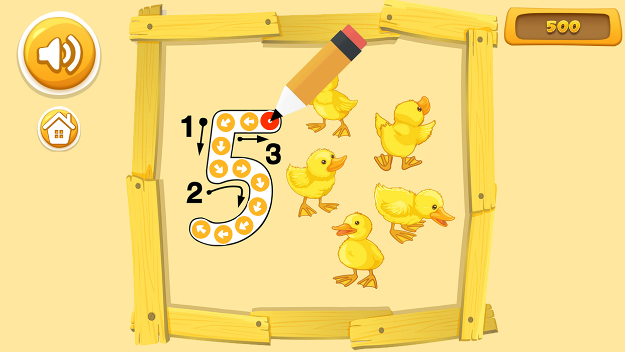 Number Writing v2 ( HTML5 ) Kids Educational Game by CGFX-Studio ...