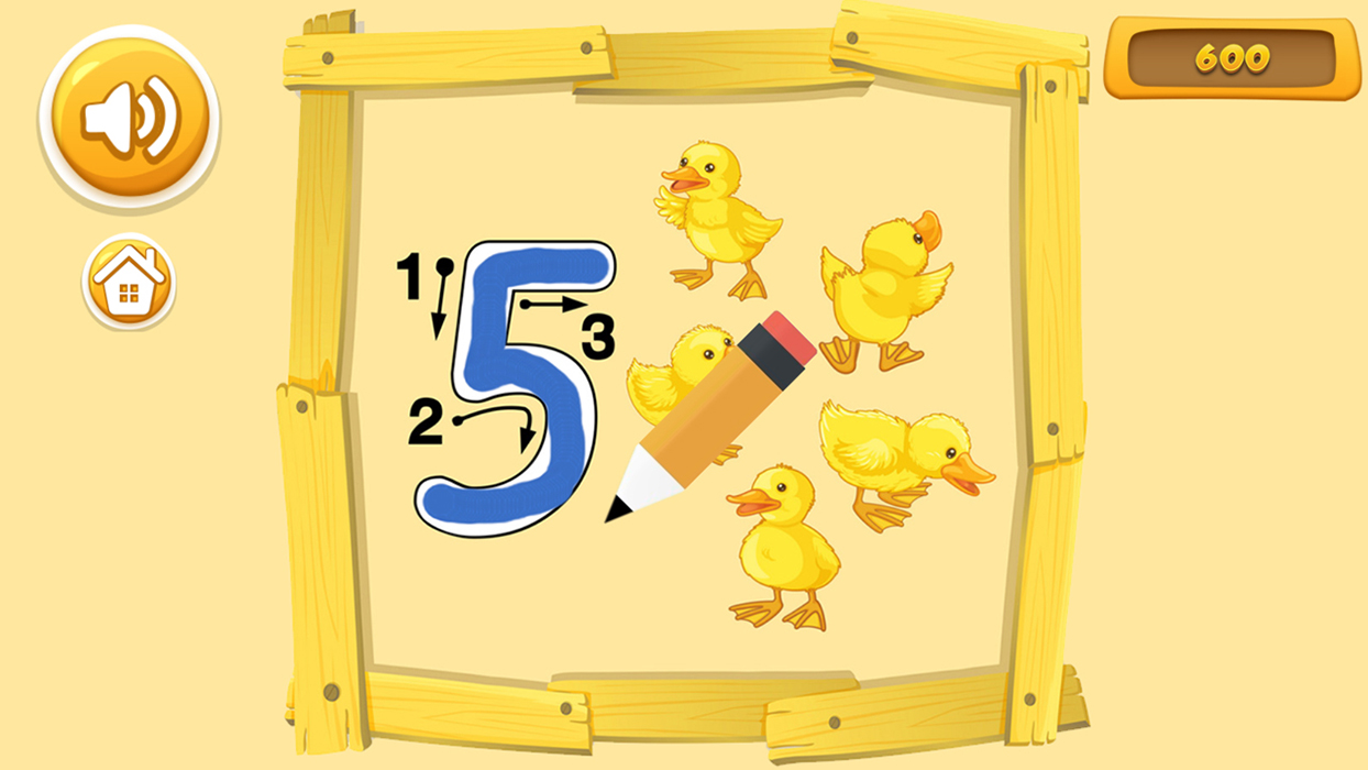 Number Writing v2 ( HTML5 ) Kids Educational Game by CGFX-Studio ...