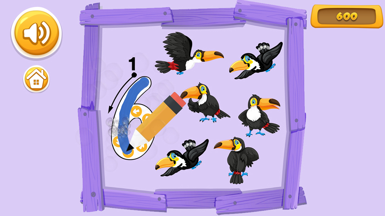 Number Writing v2 ( HTML5 ) Kids Educational Game by CGFX-Studio ...