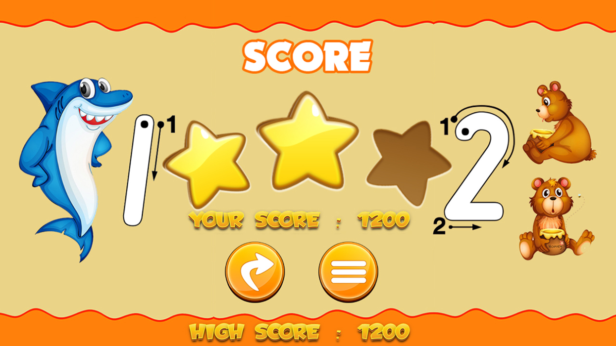 Number Writing v2 ( HTML5 ) Kids Educational Game by CGFX-Studio ...