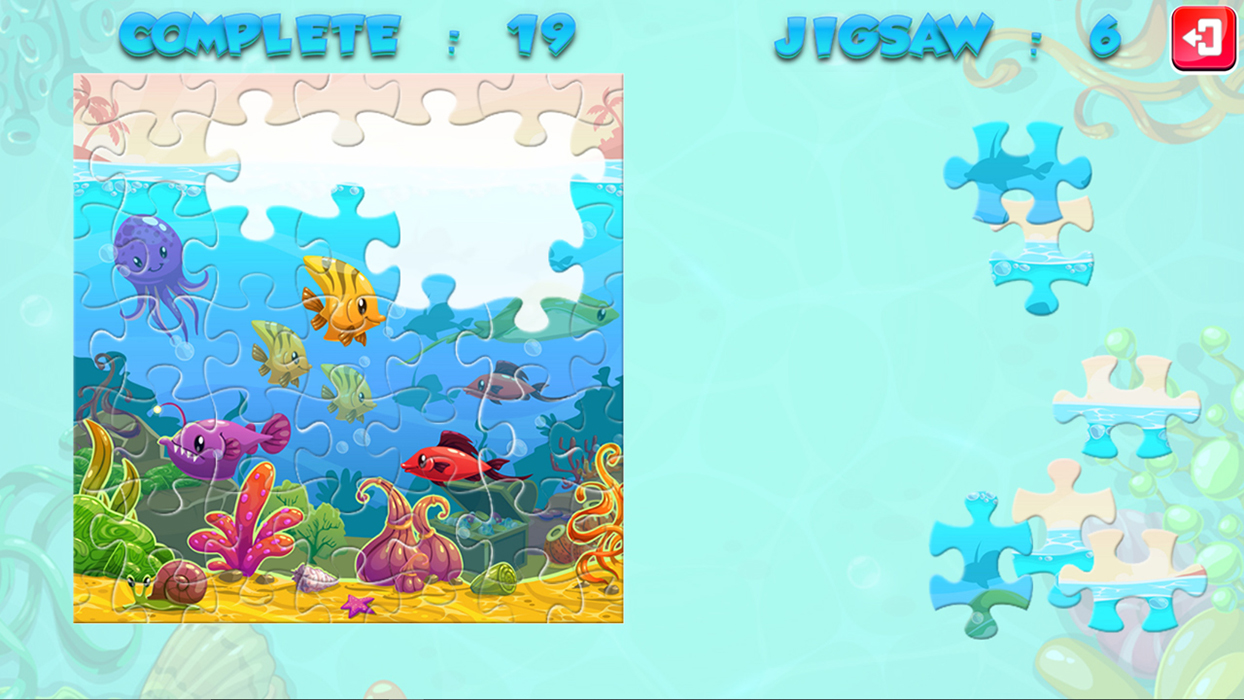 Fish World Jigsaw ( HTML5 ) Puzzle Game by Pro_Gaming | CodeCanyon