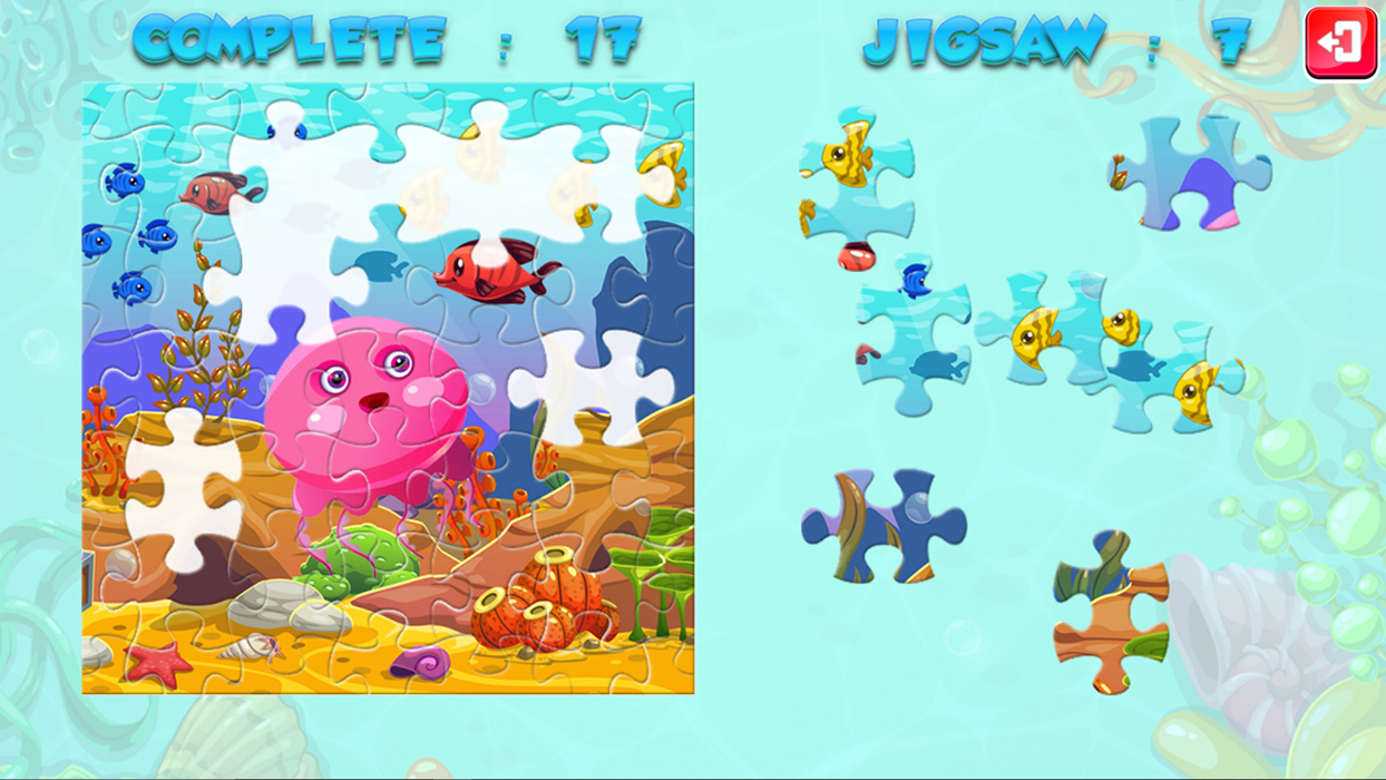 Fish World Jigsaw ( HTML5 ) Puzzle Game by Pro_Gaming | CodeCanyon