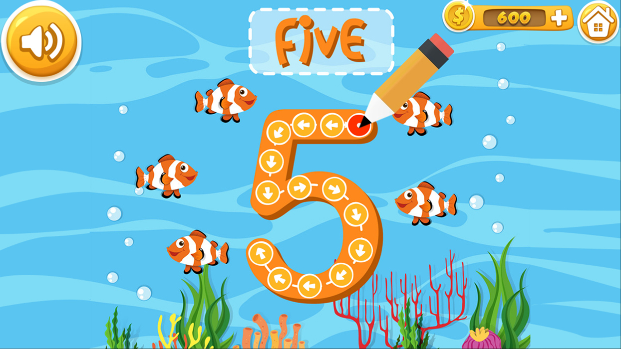 Number Writing ( HTML5 ) Kids Educational Game by CGFX-Studio | CodeCanyon