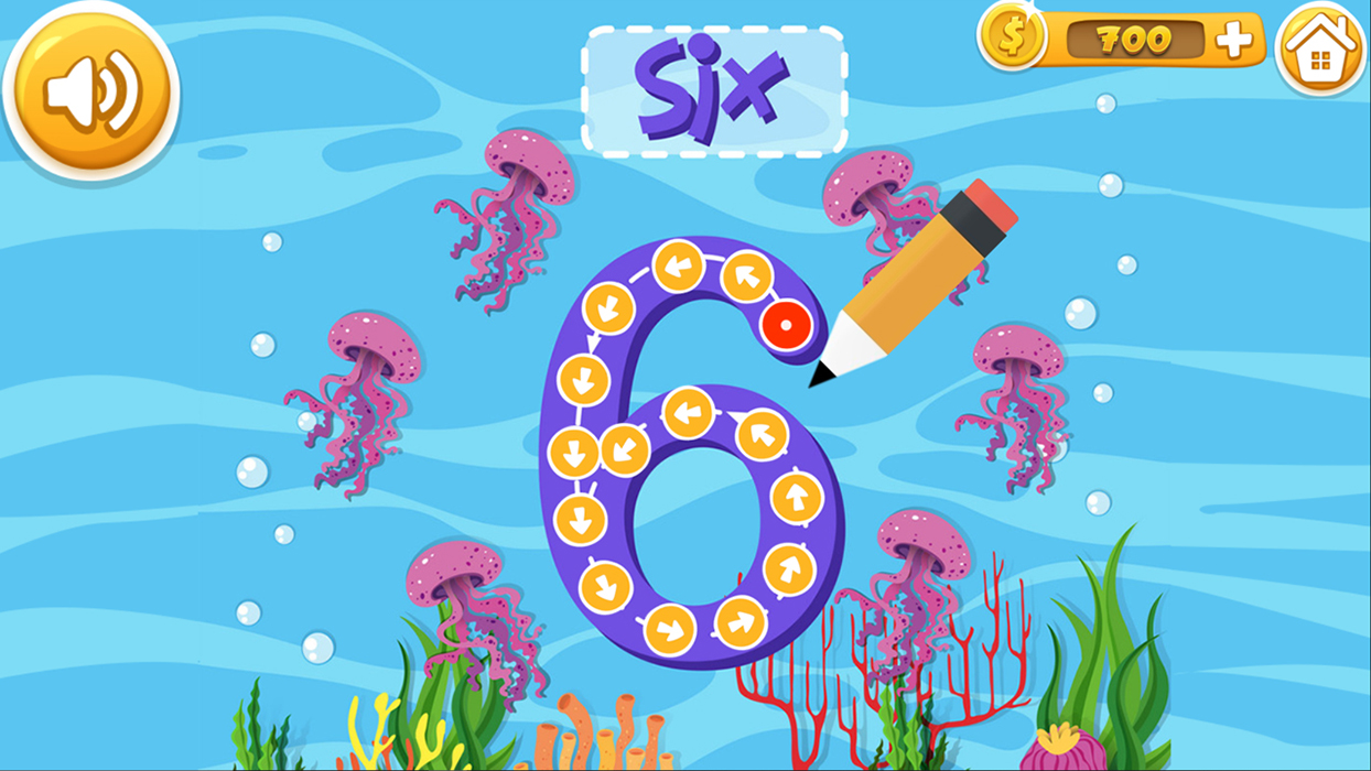 Number Writing ( HTML5 ) Kids Educational Game by CGFX-Studio | CodeCanyon