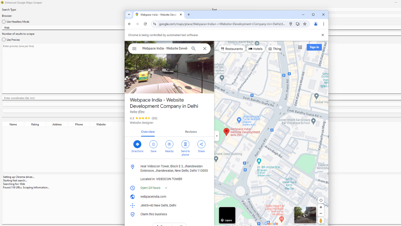 RT Google Maps Business Scraper - Fast & Comprehensive Data Extraction ...