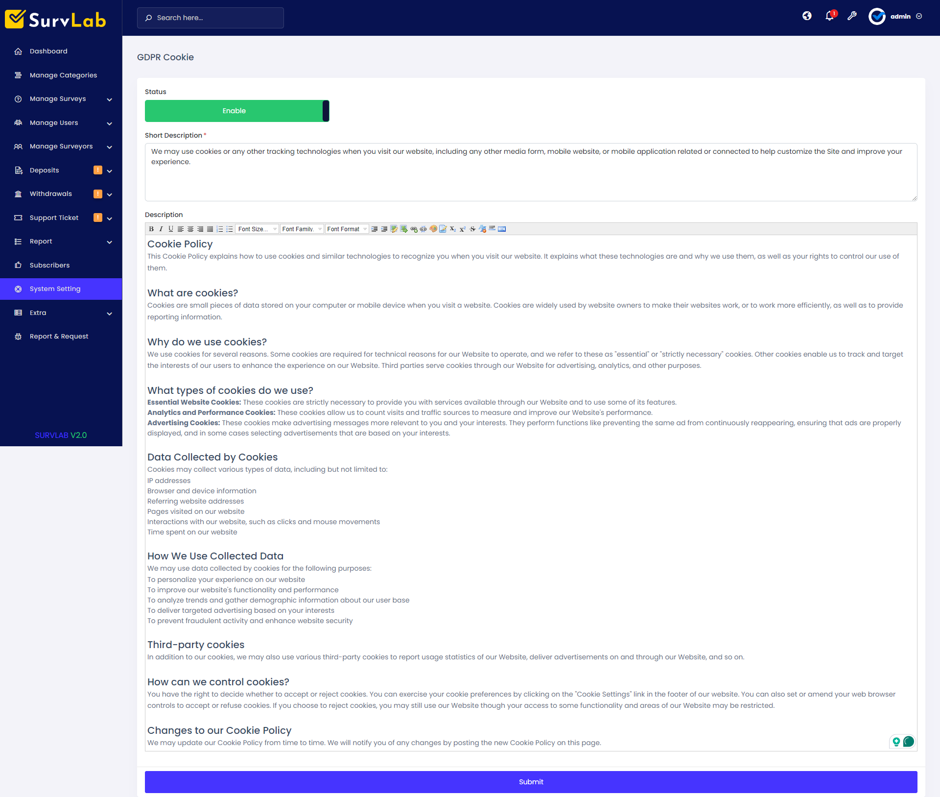 SurvLab - Online Survey Platform by ViserLab | CodeCanyon