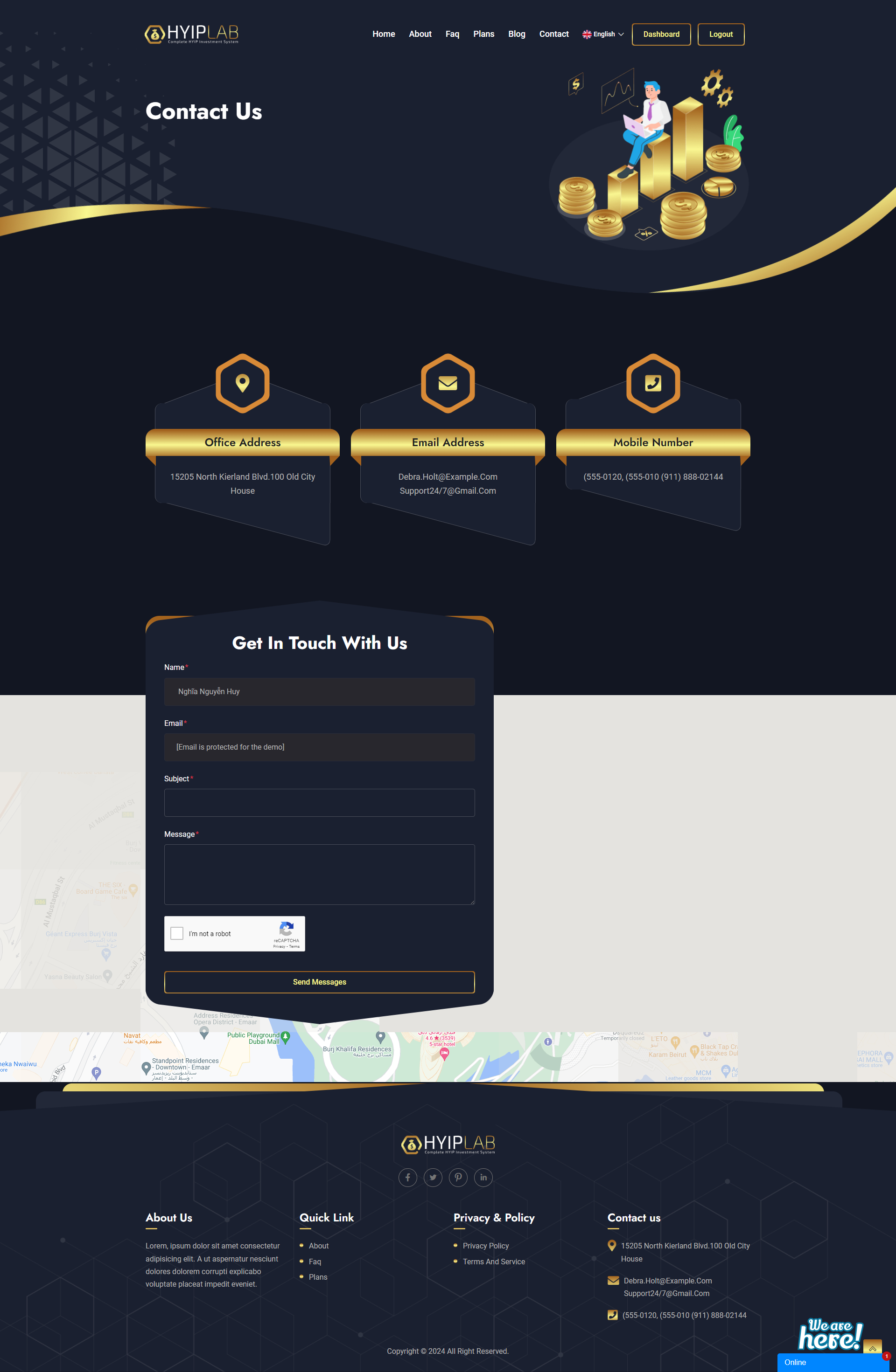 HyipGold - Premium Theme For HYIPLAB by ViserLab | CodeCanyon