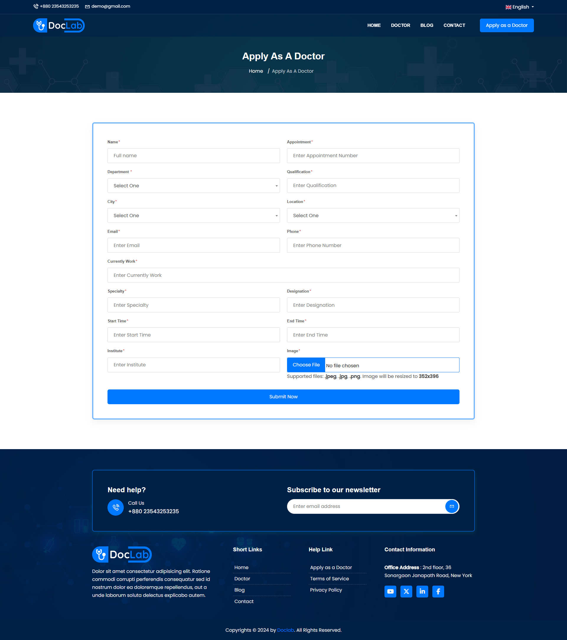 DocLab - Doctor Listing Platform by ViserLab | CodeCanyon