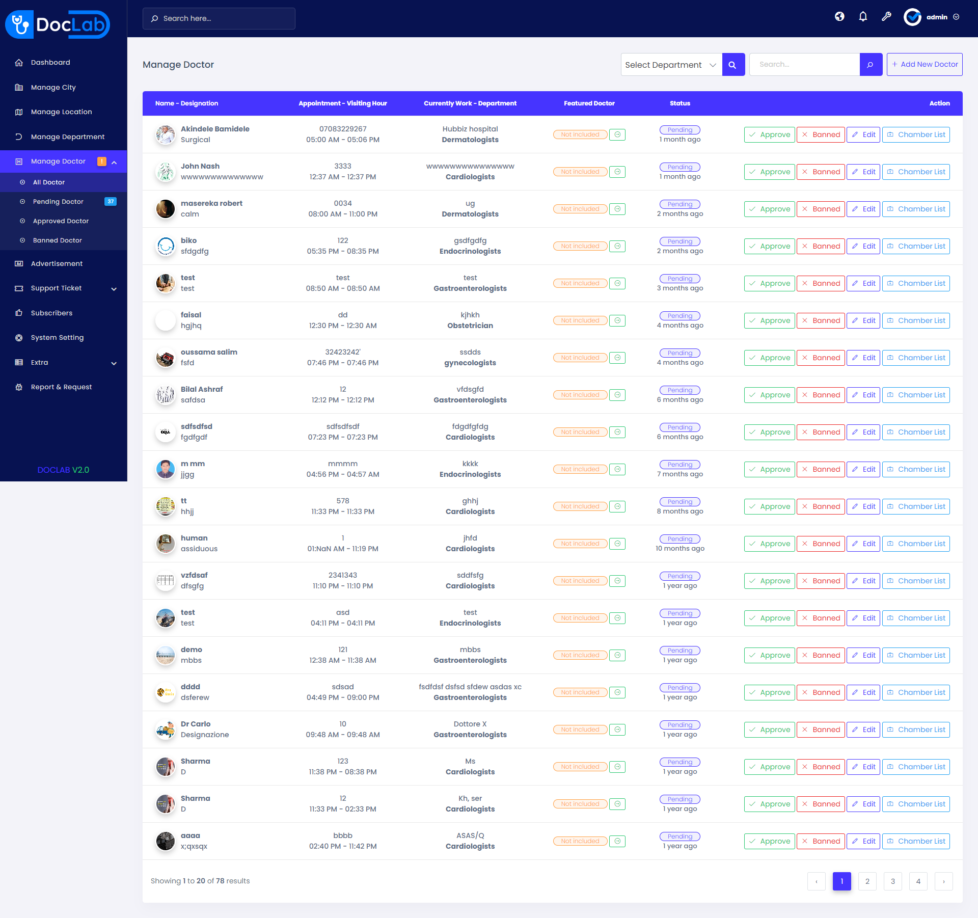 DocLab - Doctor Listing Platform by ViserLab | CodeCanyon