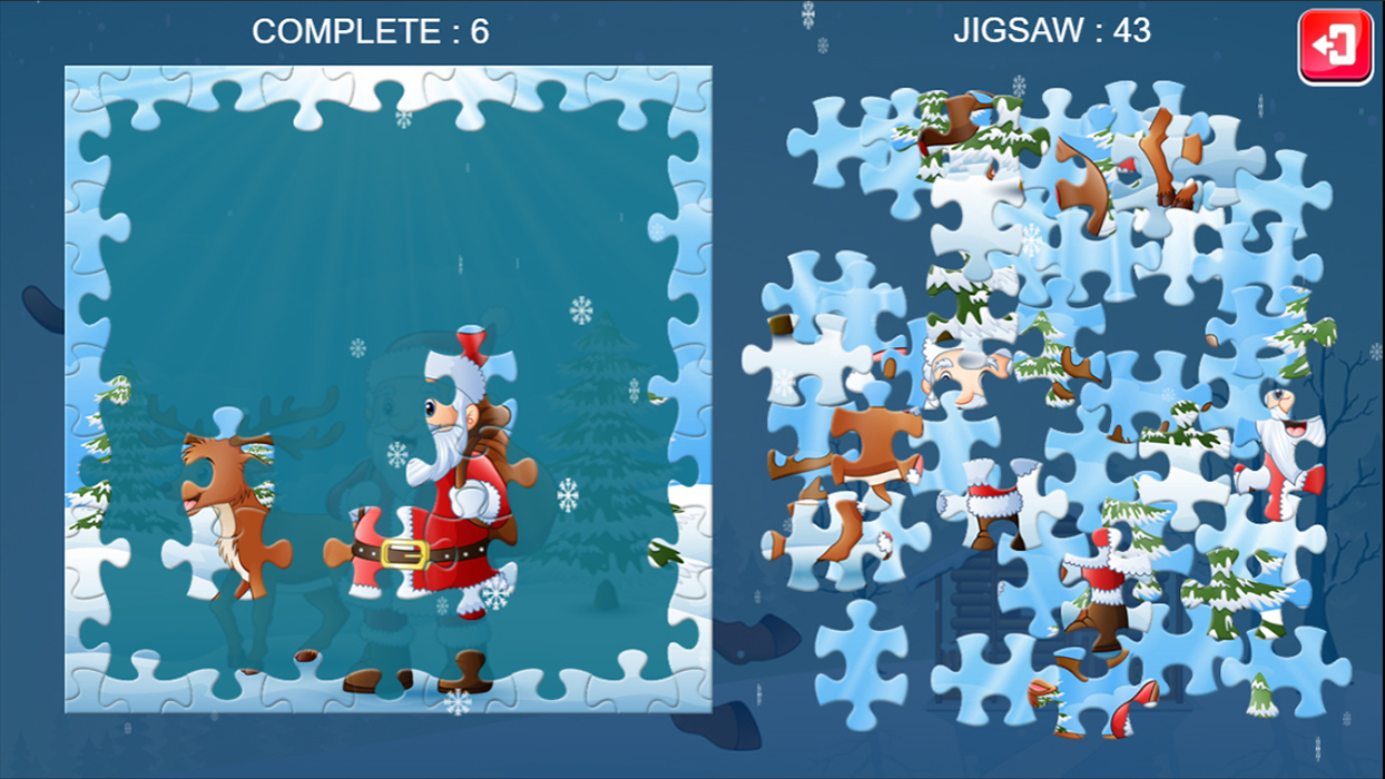 Santa Jigsaw Puzzle Game ( HTML5 ) Christmas Game by CGFX-Studio ...
