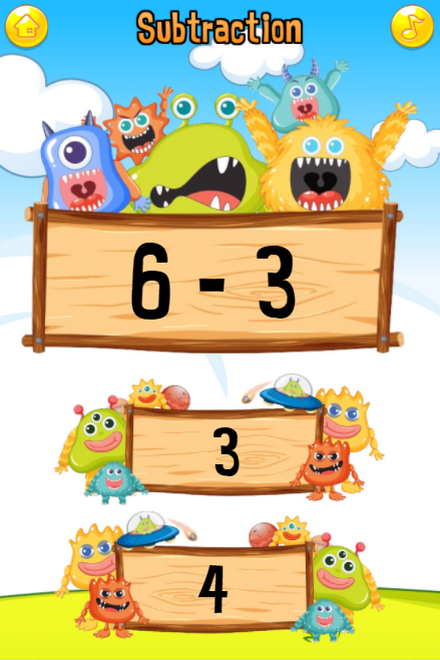 Monster Math by Romstar_Interactive | CodeCanyon