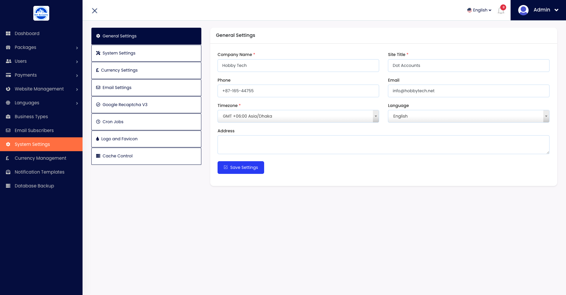 Dot Accounts - SaaS Business & Accounting Software by Hobby-Tech ...