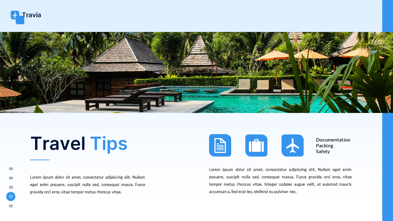 Travia - Travel Agency Presentation Template, Presentation Templates