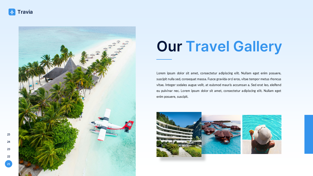Travia - Travel Agency Presentation Template, Presentation Templates