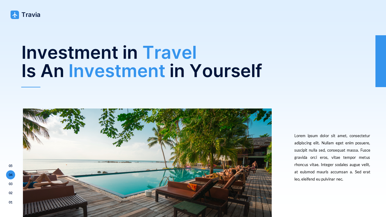Travia - Travel Agency Presentation Template, Presentation Templates