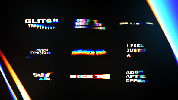 Text Animations | RGB Text Presets, After Effects Project Files | VideoHive